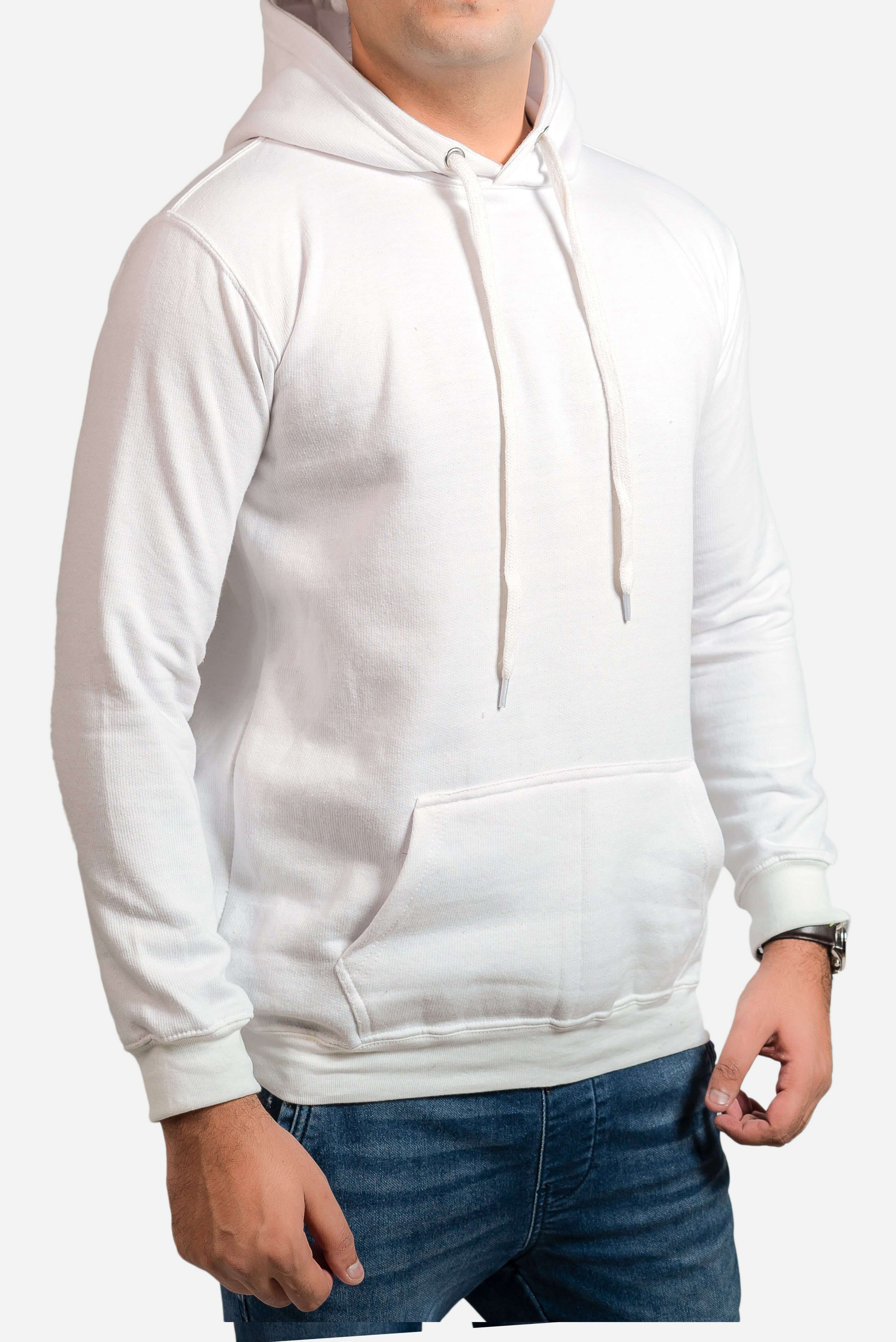 Basic White Hoodie // Men – Ewardrobe