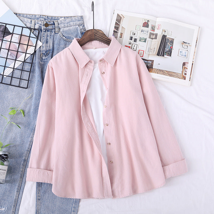 PINK BUTTON DOWN SHIRT WITH INNER – Ewardrobe