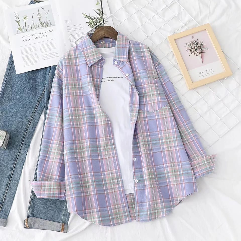 LILAC CHECK SHIRT – Ewardrobe