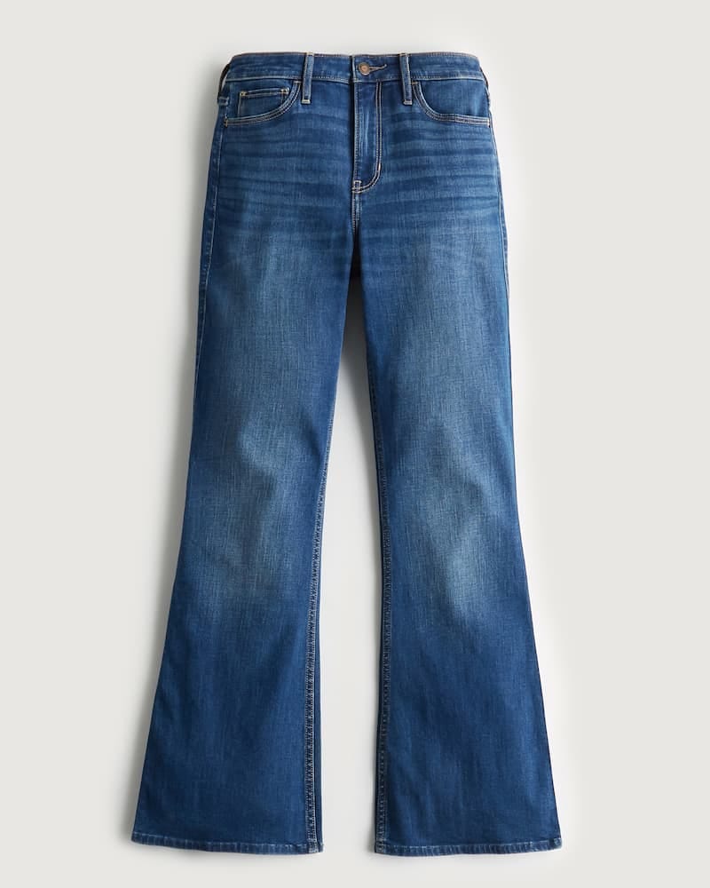 Denim Dark Blue Bell Bottoms – Ewardrobe
